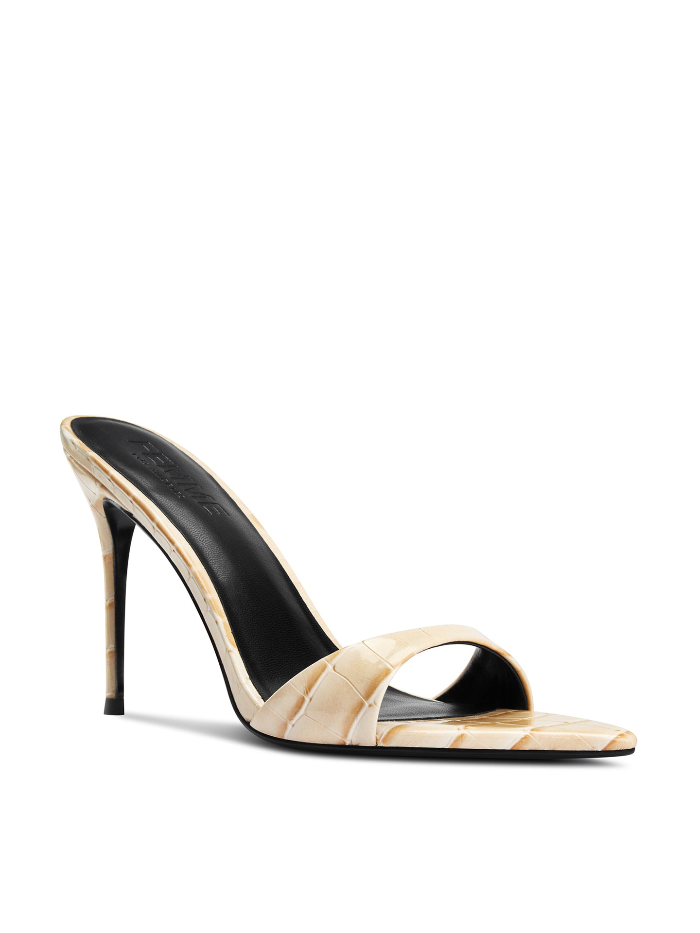 Kaia 100 Slipper - Exotic Sand | FEMME LA