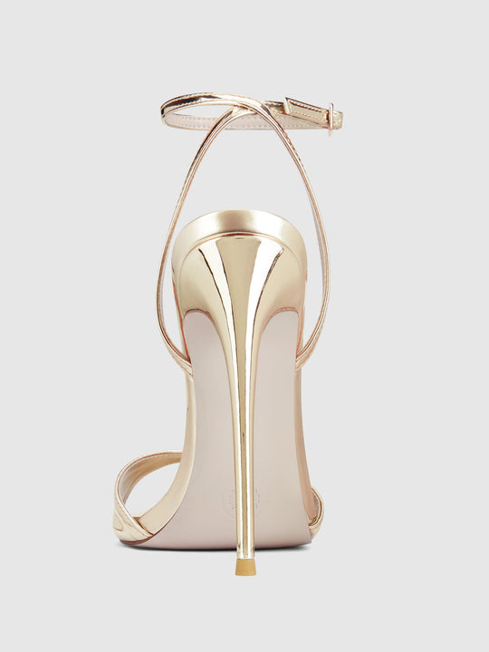 GG Heel - Mirrored Gold | FEMME LA