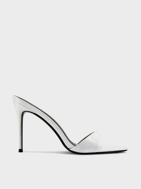 Kaia 100 Slipper - Exotic Blanc | FEMME LA
